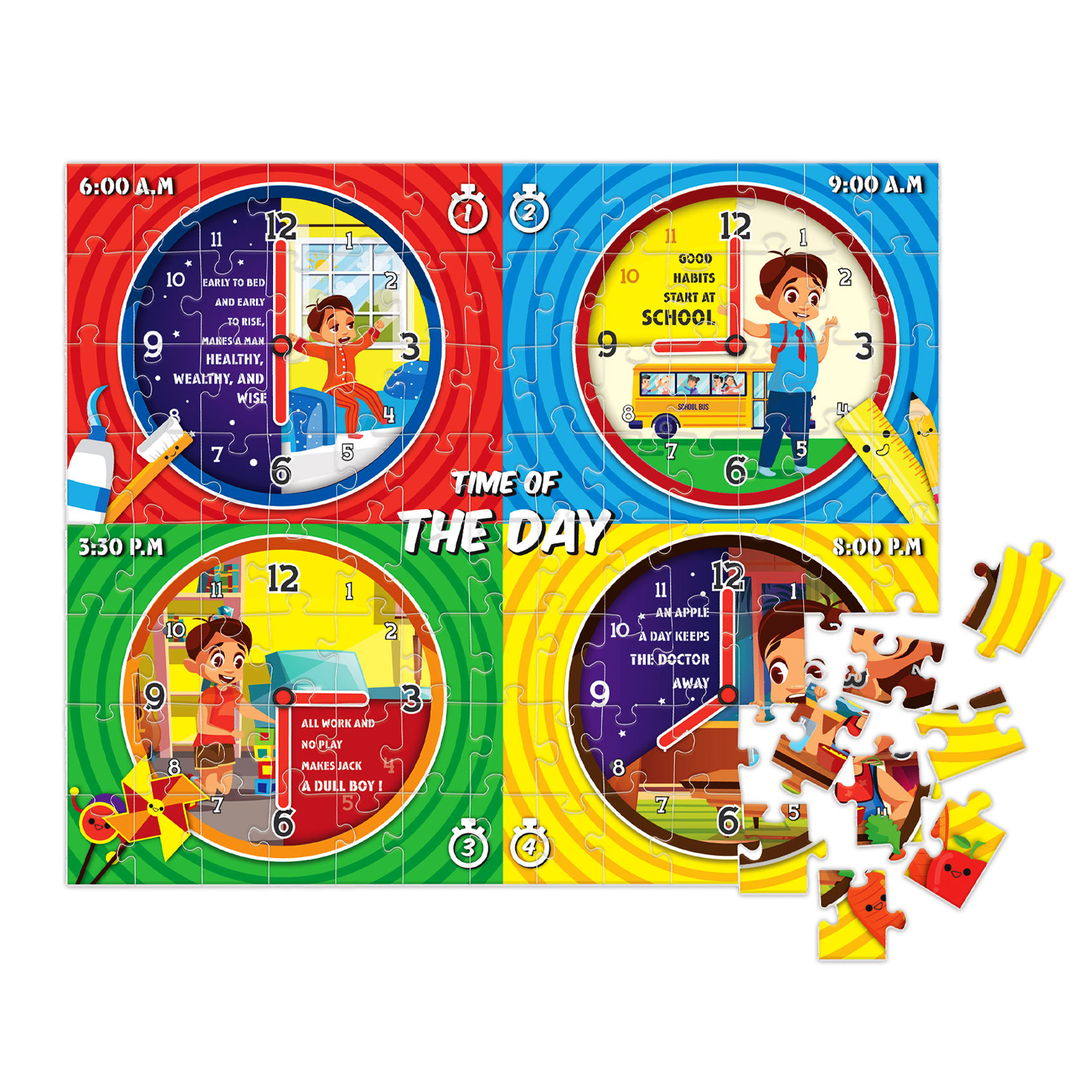 Time of the Day Puzzle - Funskool
