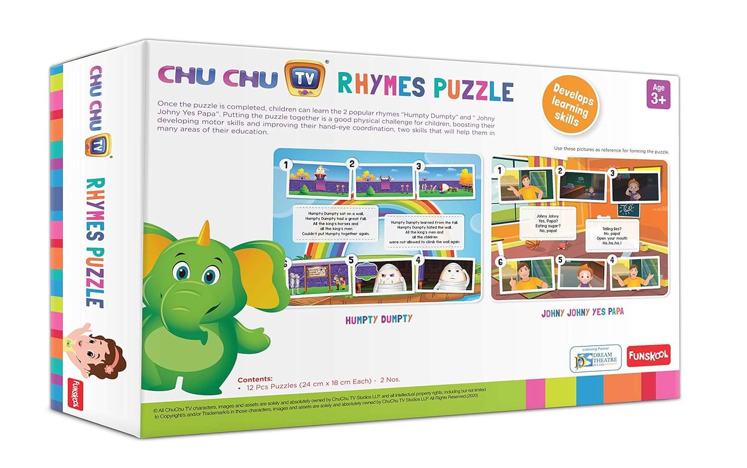 CHU CHU TV RHYMES PUZZLE - Funskool