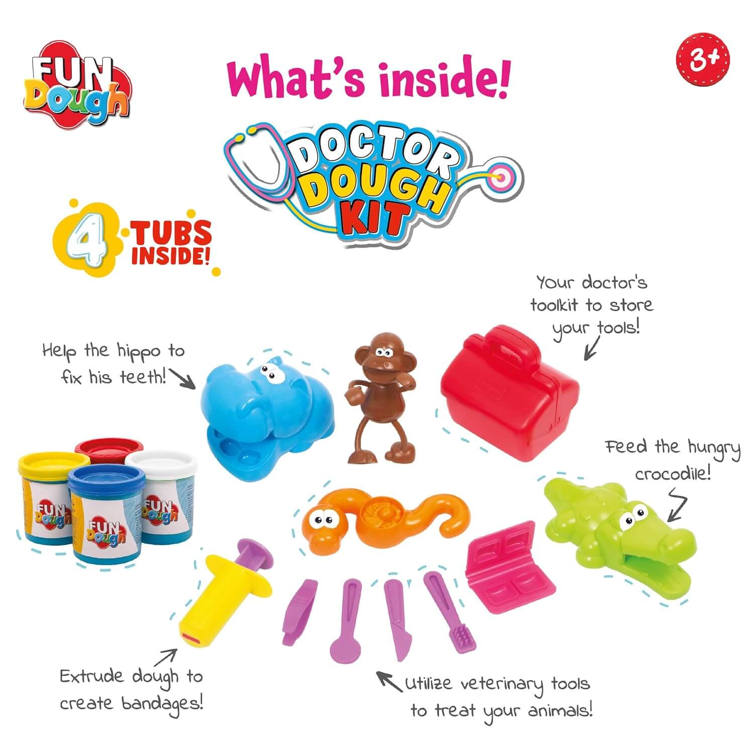 DOCTOR DOUGH KIT - Funskool