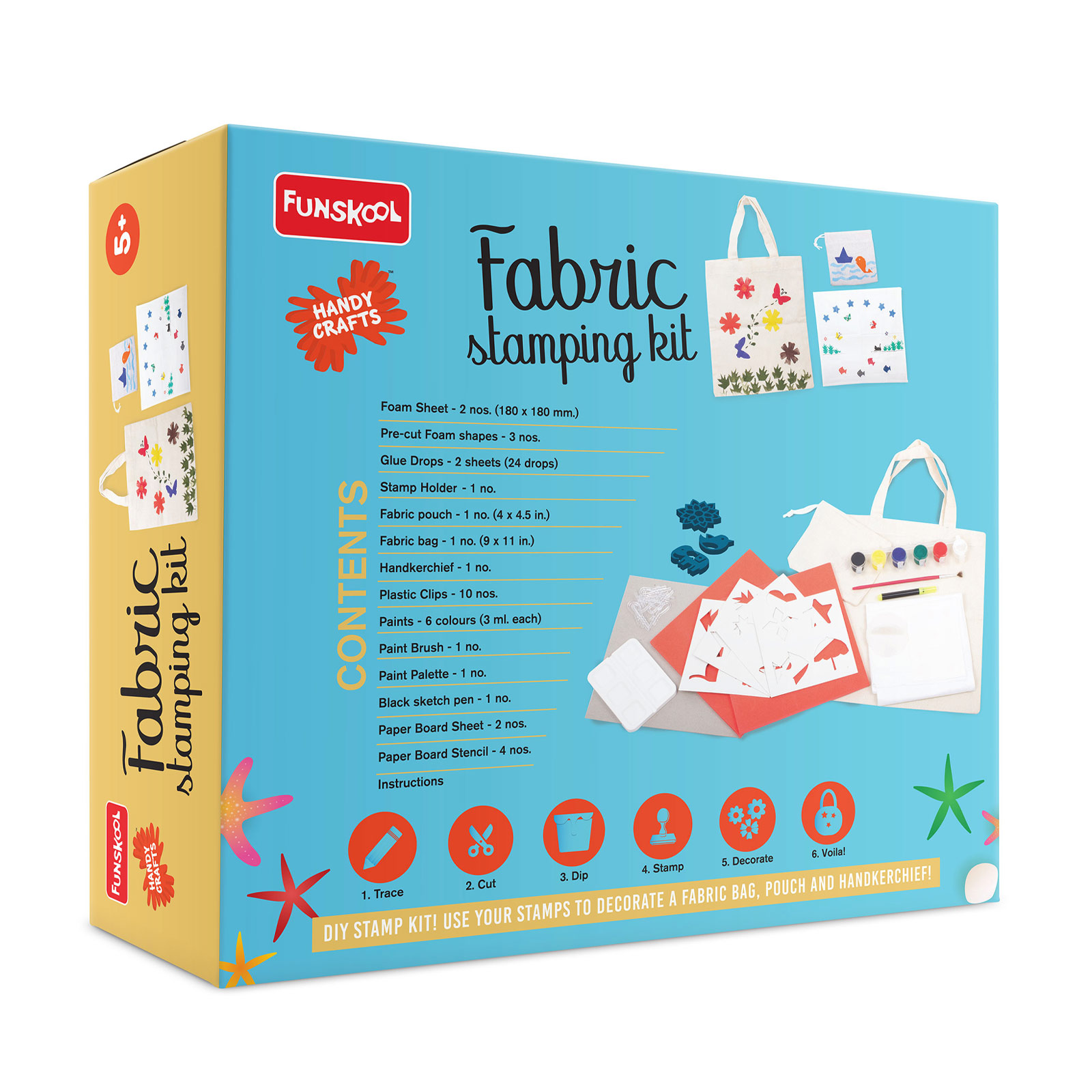 Fabric Stamping Kit - Funskool