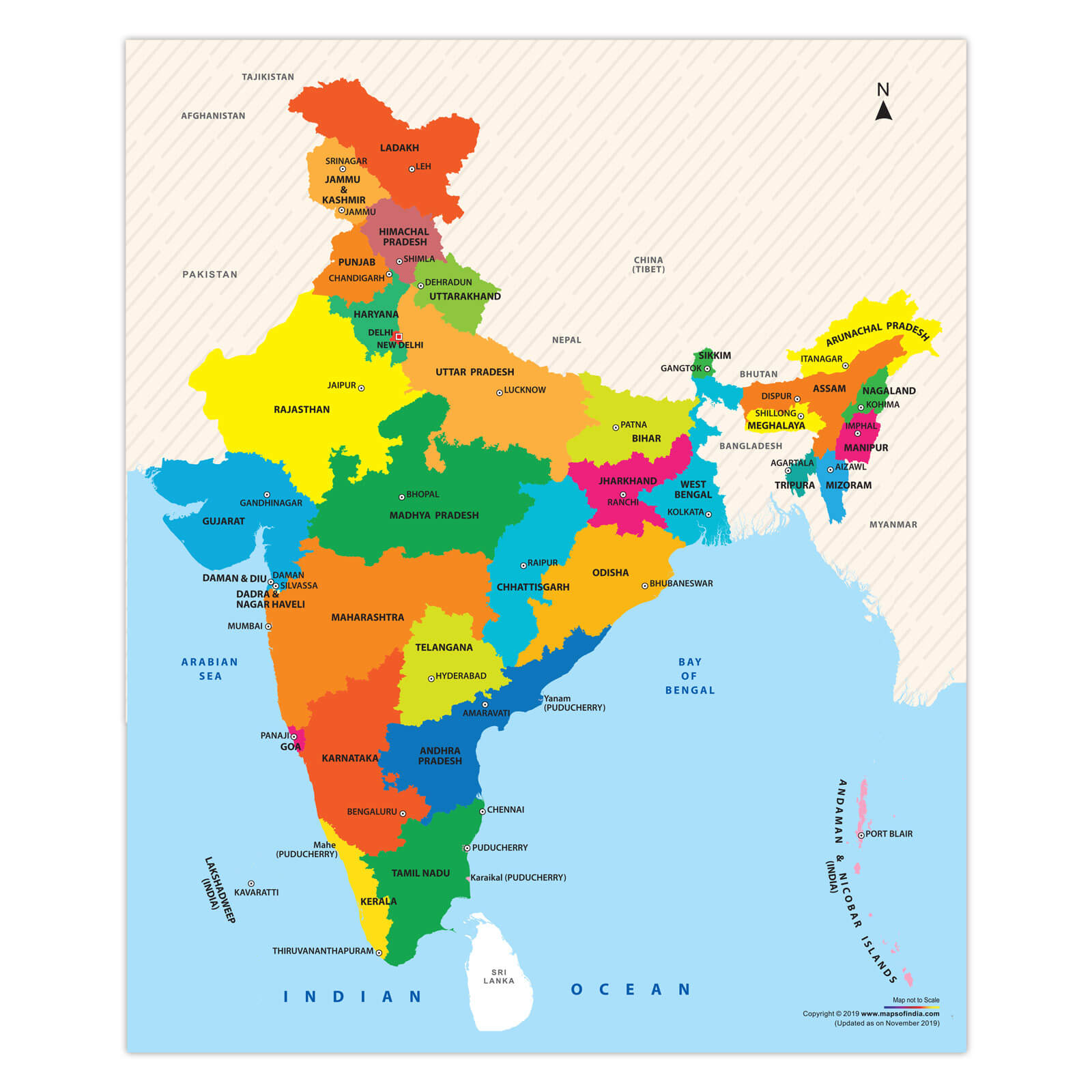 Let's Learn India Map Puzzle - Funskool