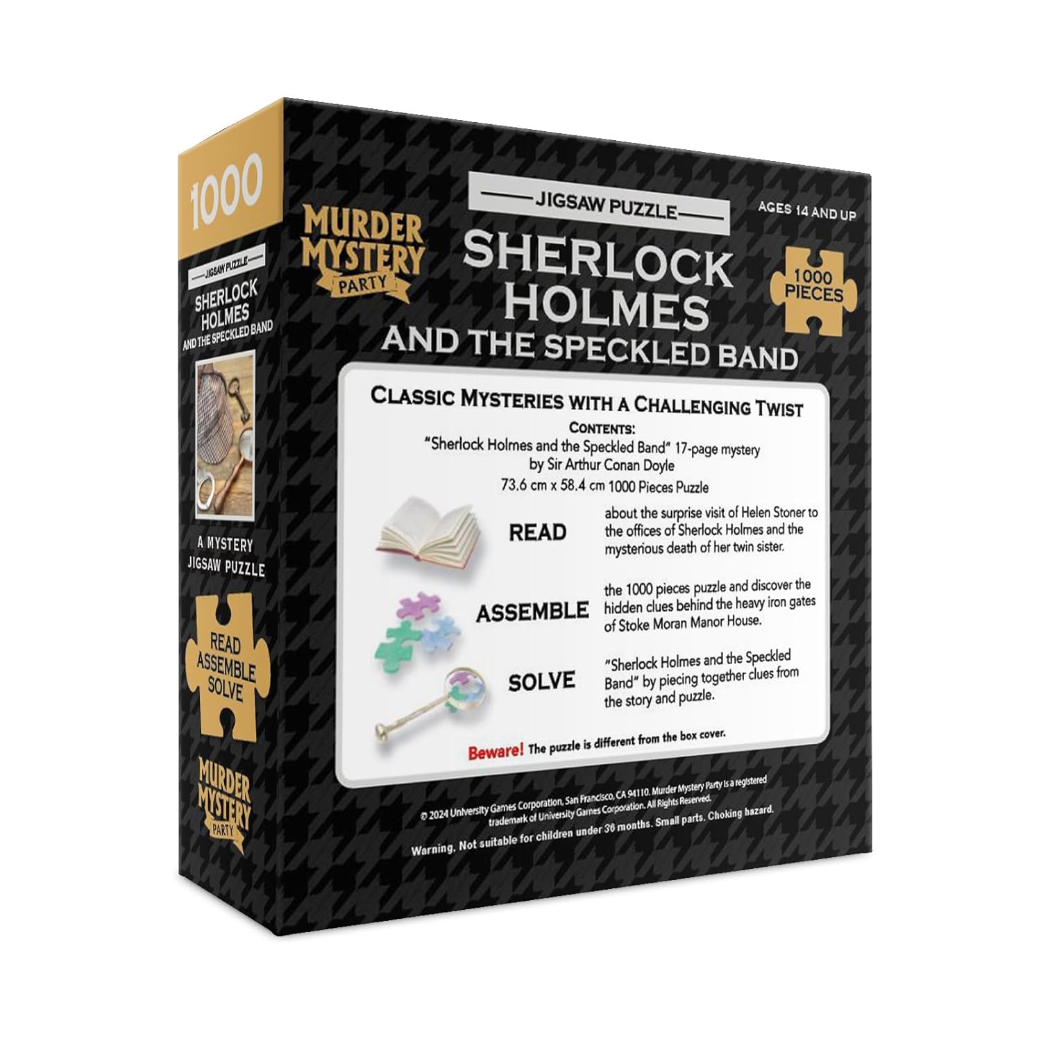 Sherlock Holmes and The Speckled Band - 1000 pieces puzzle - Funskool